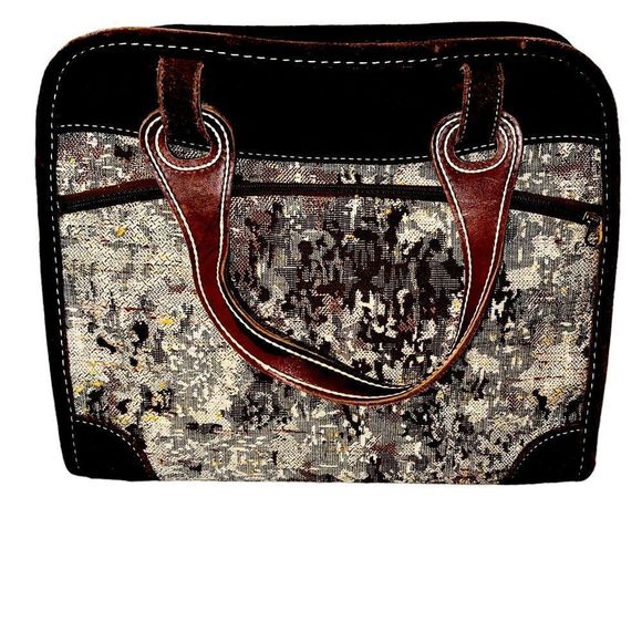 Talon | Bags | Vintage Talon Leatherandtapestry Carryon Luggage Bag ...